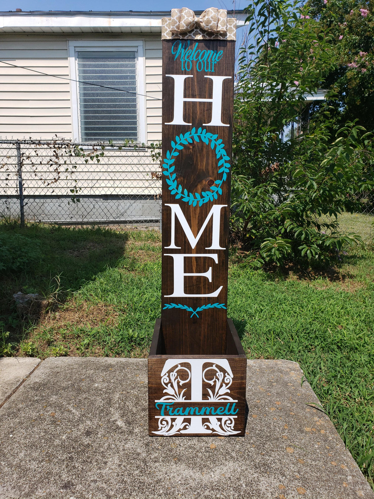 4 foot planter box sign – Creative designs by Teresha